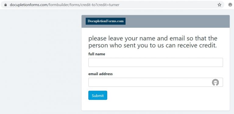 hidden fields for tracking | DOCUPLETIONFORMS.COM